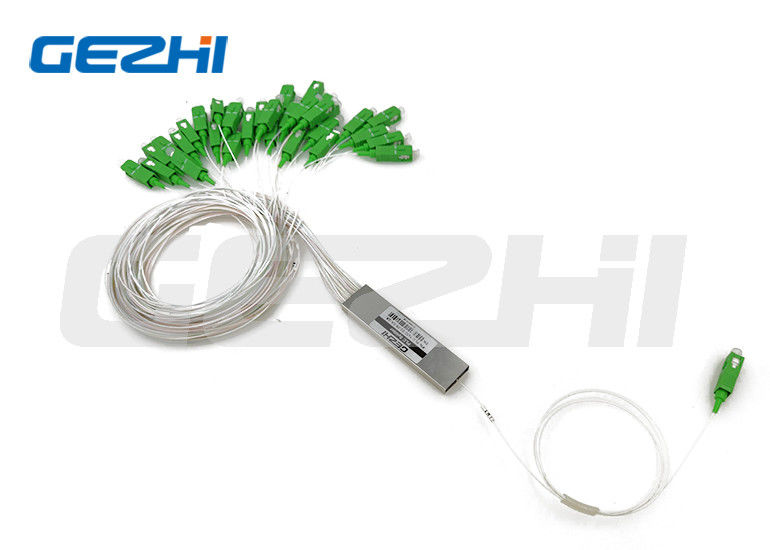 SC APC 1x32 Optical Splitter Steel Tube Type Fiber Optic Passive ...