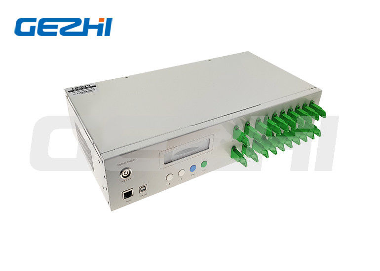 MxN Matrix Optical Switch Rackmount For Ring Network Testing Fiber ...