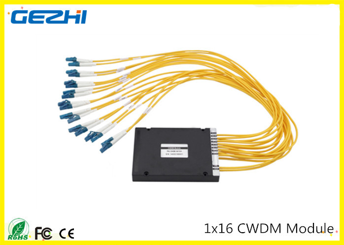 1x16CH CWDM Mux Demux Module 1260 - 1620nm LC Connector Multiple ...