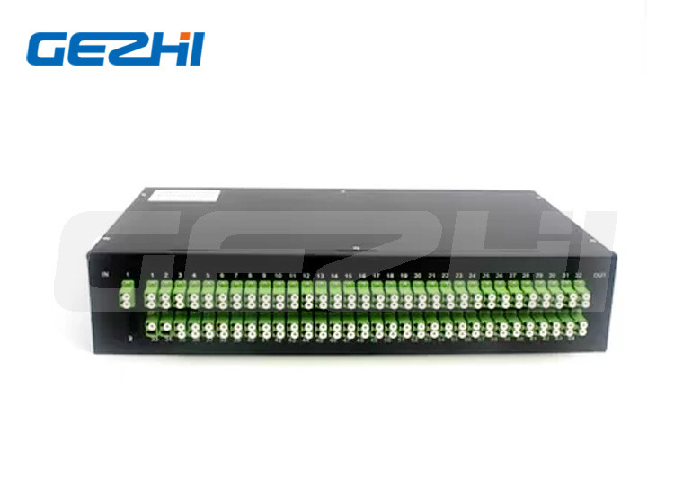 1U 19" Rack Mount 1x128 Fiber Optic PLC Splitter Fiber Coupler